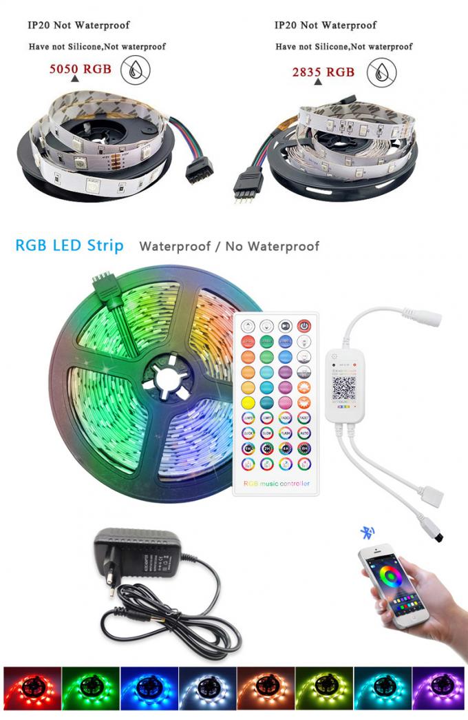 DC24V LED Flexible Strip Lights Waterproof Ip65 Led Flex Strip